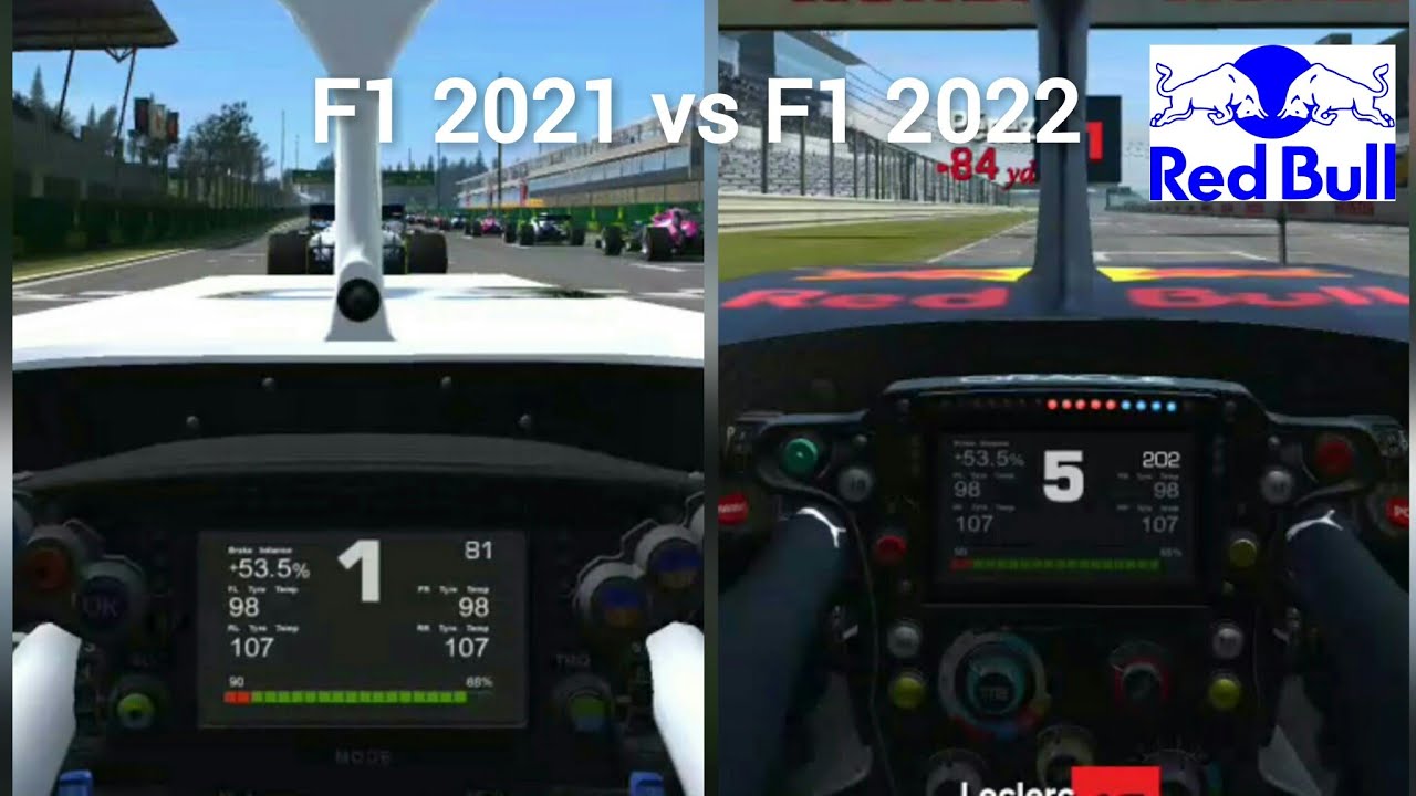 real racing 3 F1 2021 vs F1 2022 driver's eye view!!!!subscribe - YouTube