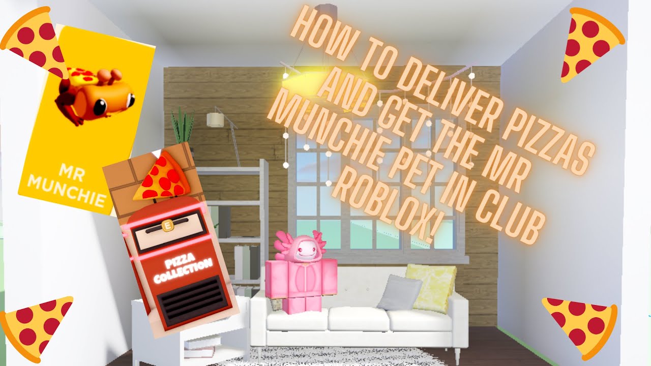 How to DELIVER Pizza's + Get The Legendary Mr. Munchie Pet in Club Roblox! - YouTube