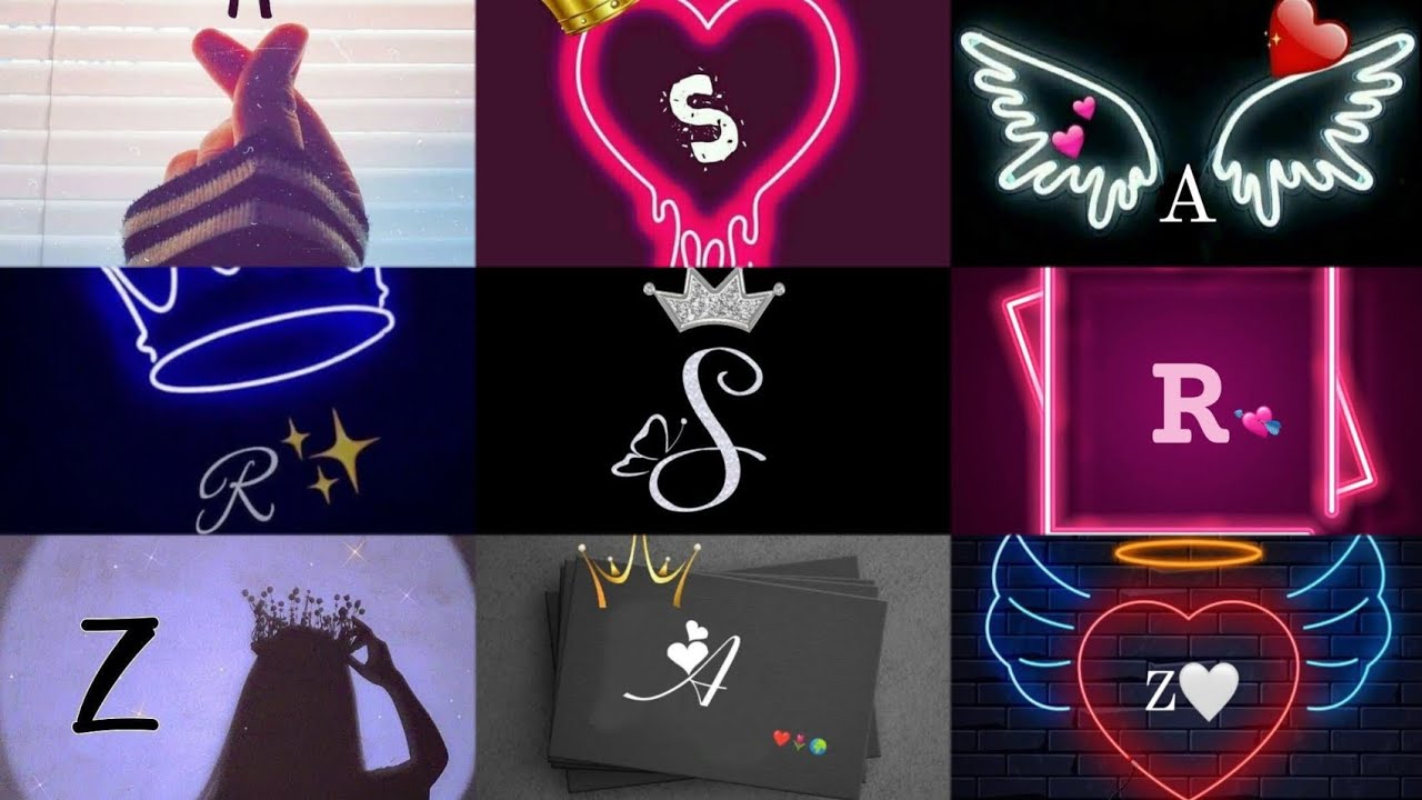💕 A/R/S/Z 💕 name Stylish Dpz for girls and boys 🦋 - YouTube