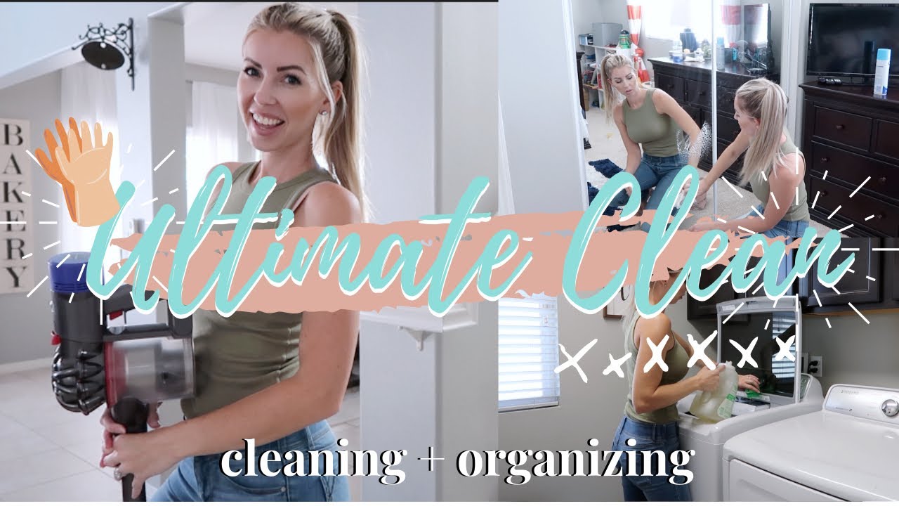 ULTIMATE CLEAN WITH ME // DECLUTTERING AND ORGANIZING - YouTube