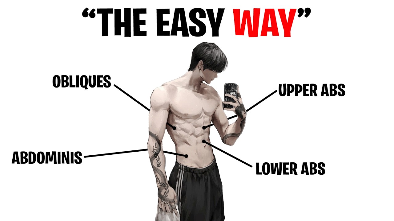 How to get aesthetic abs at home - YouTube