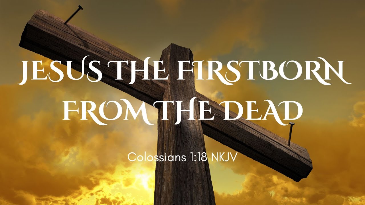 Rev. Ty Nakashima “JESUS The Firstborn From The Dead” - YouTube