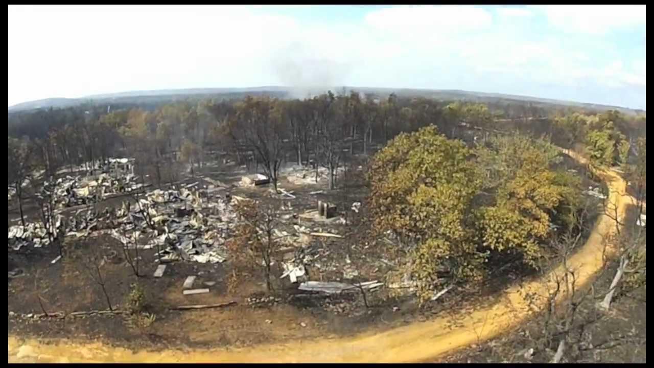 Mannford Wildfire Aftermath 2012 - YouTube
