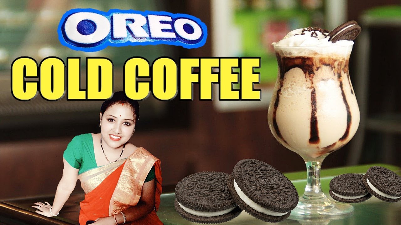 How To Make Oreo Cold Coffee | Summer Special cold Drink | Oreo Cold ...