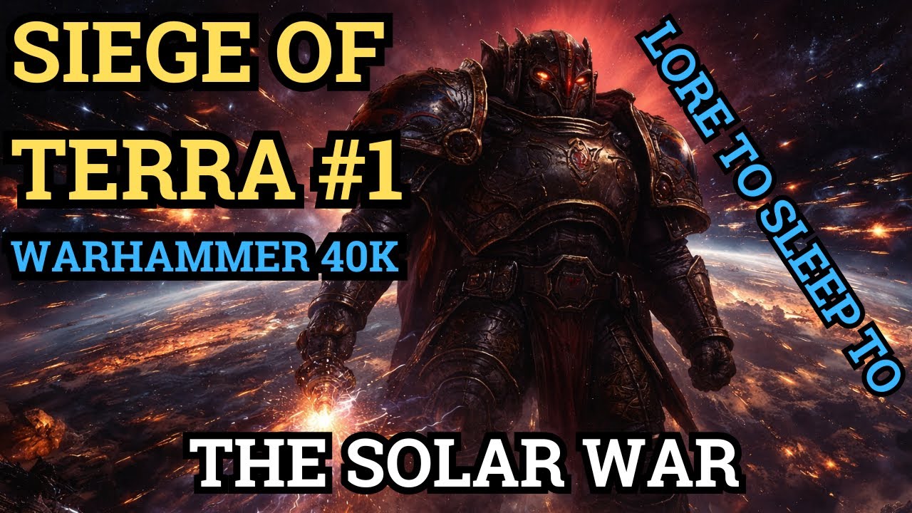 Warhammer 40K Lore | The Solar War | Siege of Terra #1 | Lore to Sleep ...