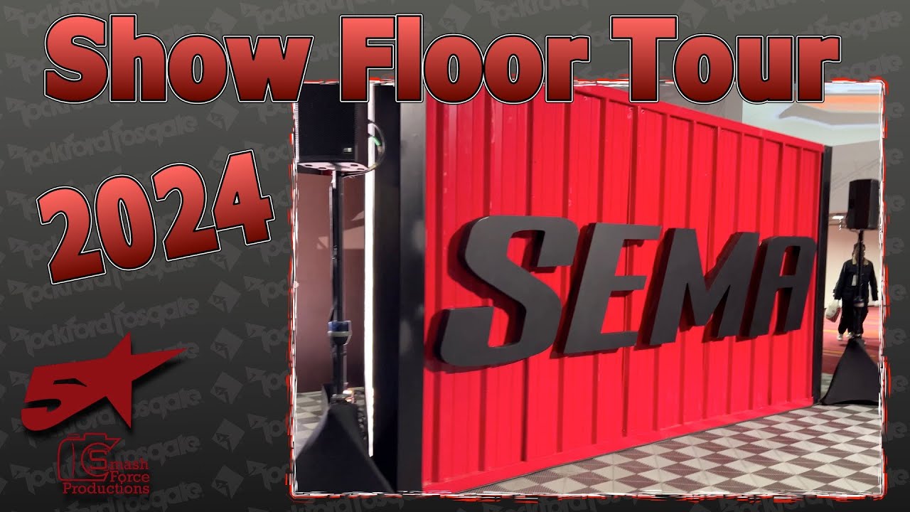 Live Sema 2024 car stereo show floor tour brought to you by Rockford ...