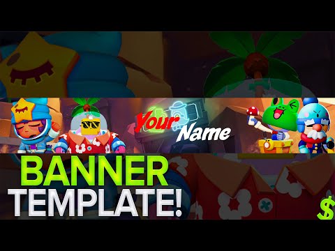 BRAWL STARS BANNER TEMPLATE |FREE|