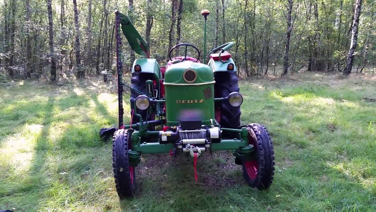 Deutz D30 s 🎬 🚜 🎥 Start-up & 360° - YouTube