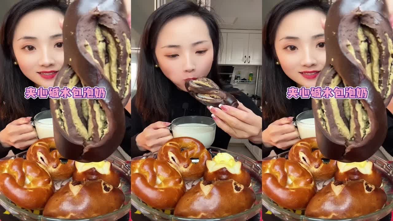 EATING SHOW, MUKBANG, SPICY SEAFOOD, SPICY NOODLES, SWEET CAKE, SHRIMP ...