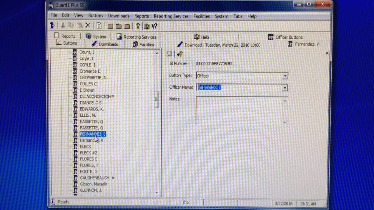 Guard Tour Button program - YouTube