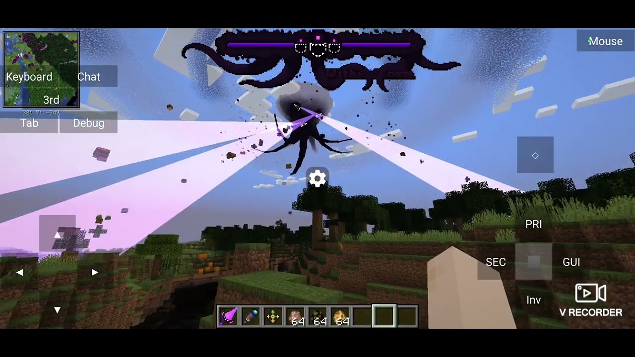 Minecraft Wither storm mod showcase. - YouTube