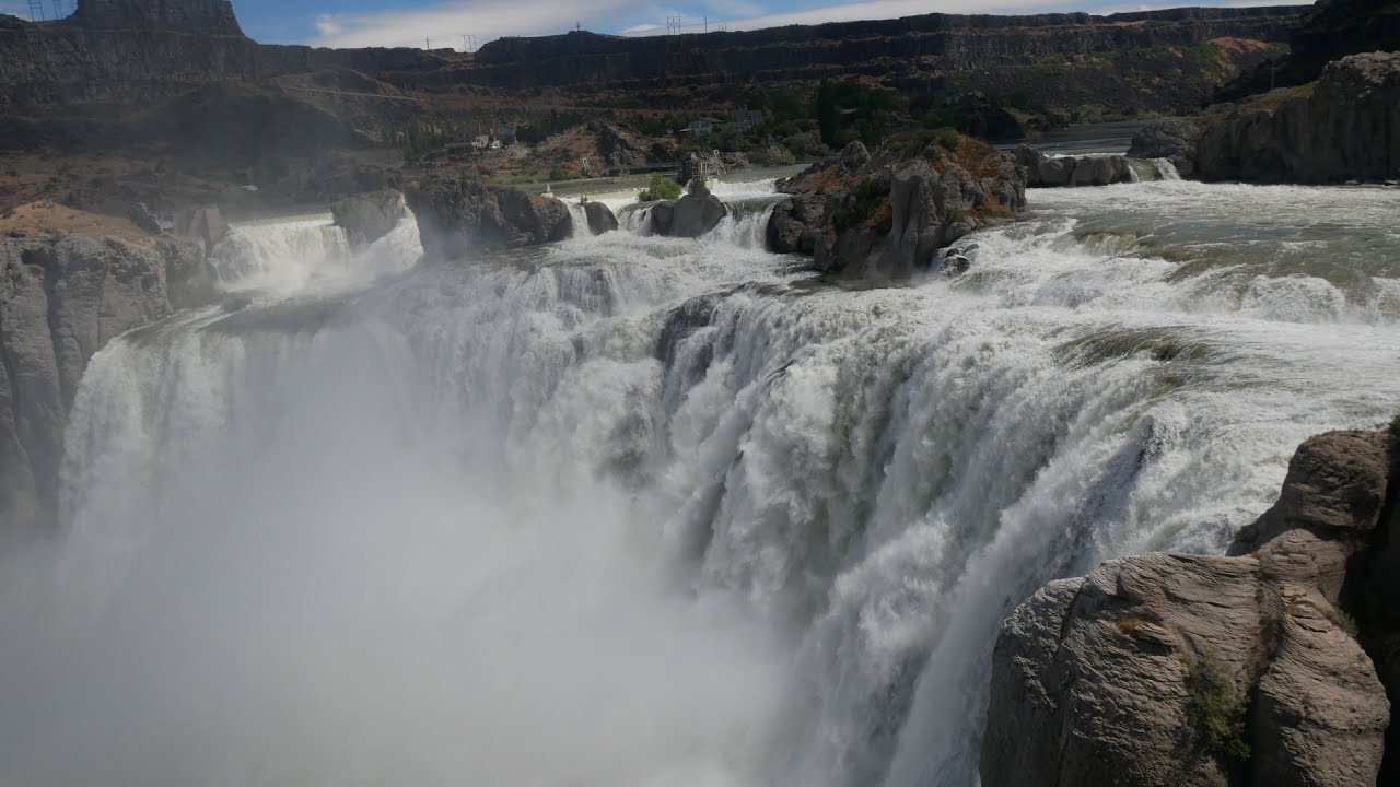 Shoshone Falls is Again Roaring With Incredible Water Flow - YouTube