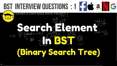 Binary Search Tree (BST) Interview Questions - YouTube