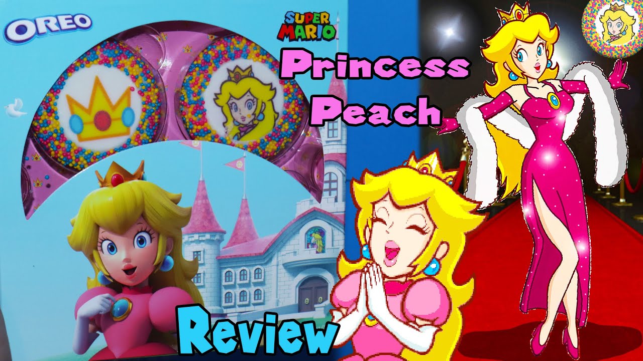 Limited-Edition PRINCESS PEACH Super Mario Bros OREO Cookies Unboxing ...