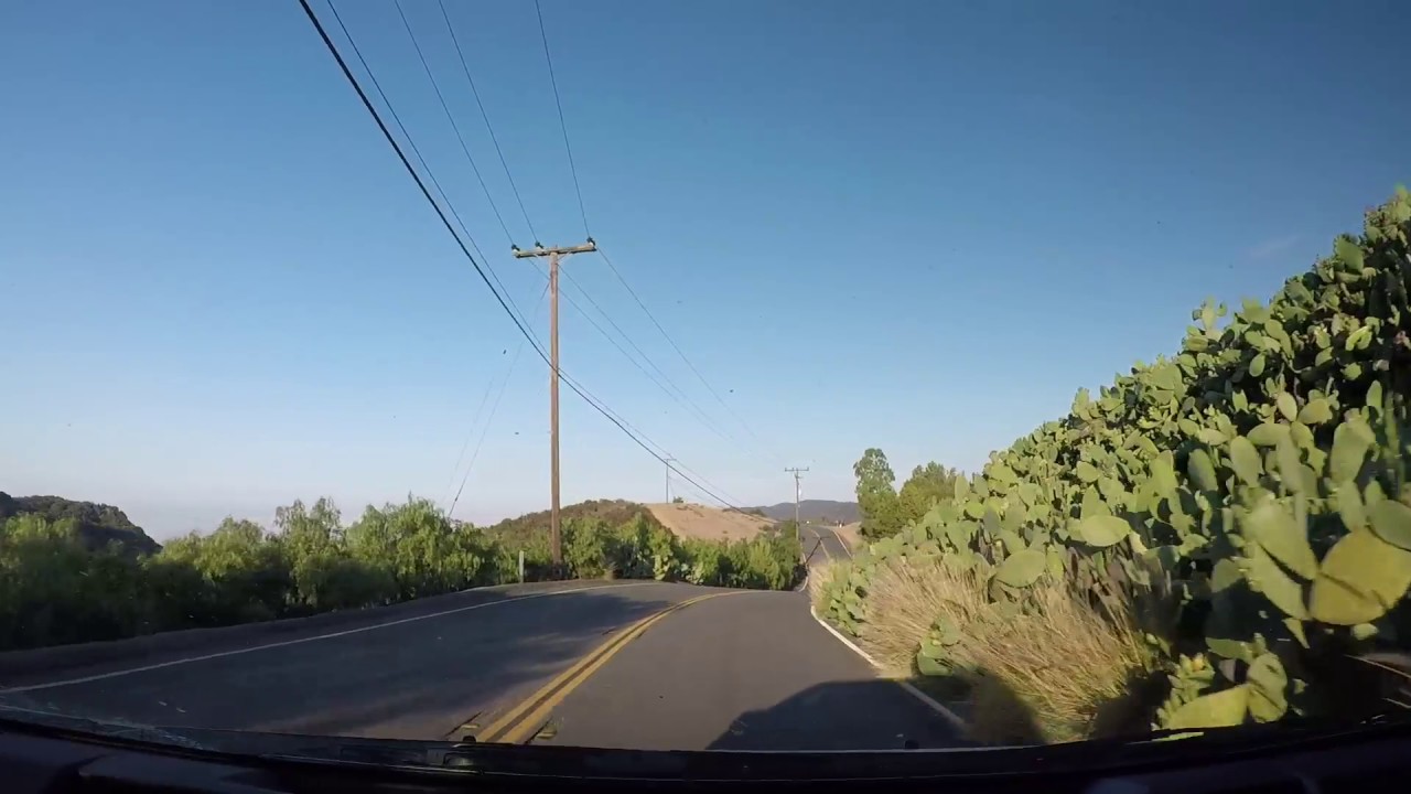 Encinal Canyon Road Southbound 07-22-17 - YouTube