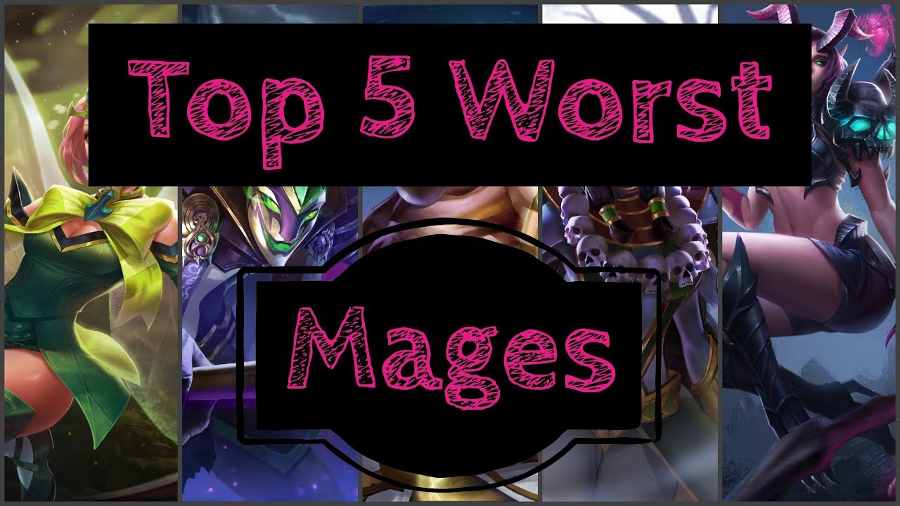 Top 5: Worst Mages - Arena of Valor - YouTube