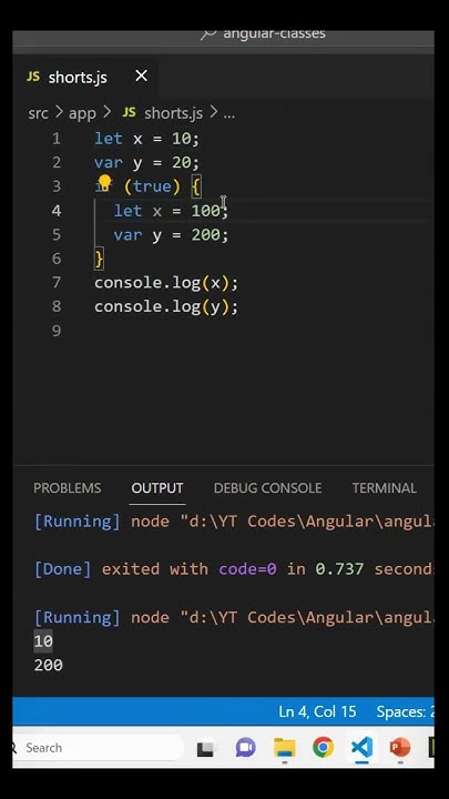 var vs let in JavaScript | scope in JavaScript | JavaScript #javascript #webdevelopment - YouTube