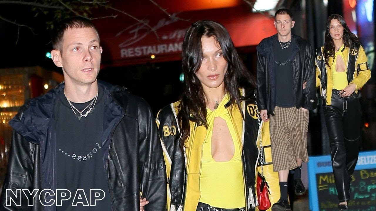 Bella Hadid takes her boyfriend Mark Kalman out for his birthday - YouTube