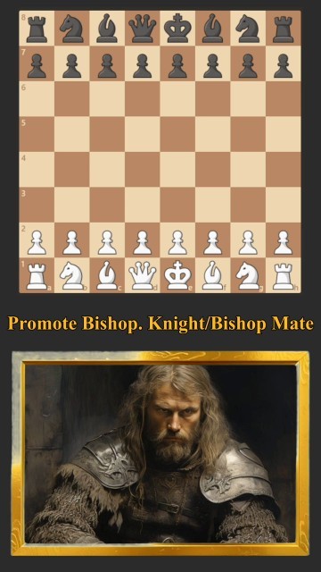 Promote to Bishop for Bishop/Knight Mate | #chess #games #gameplay ...