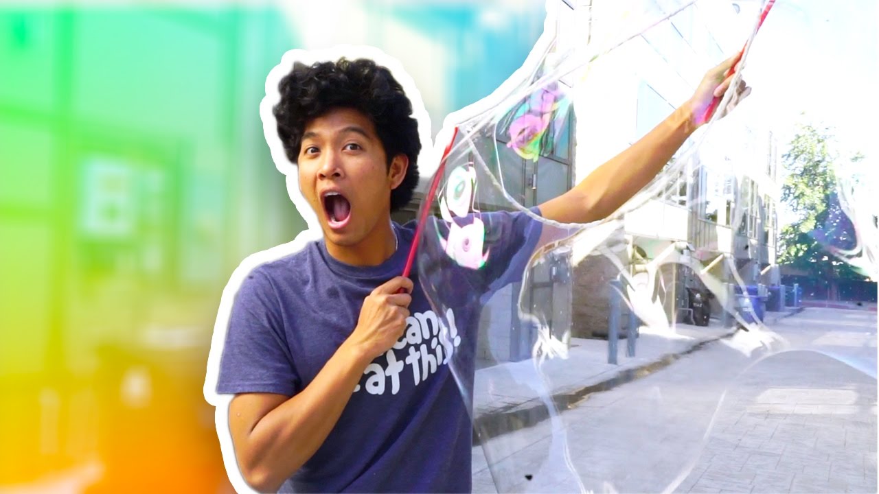 DIY How To Make Giant Bubbles!!! - YouTube