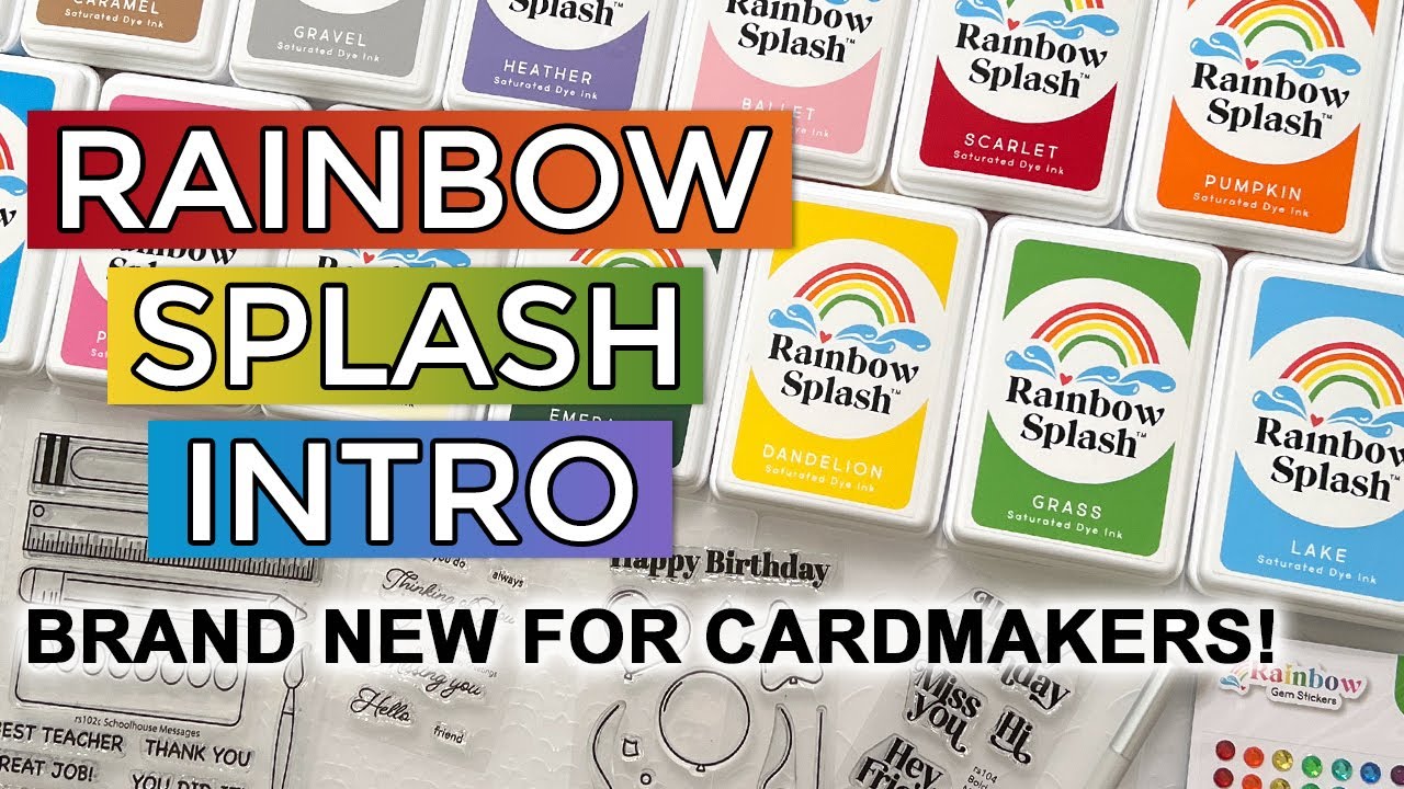 Introducing the Rainbow Splash Product Line from Simon Says Stamp ...