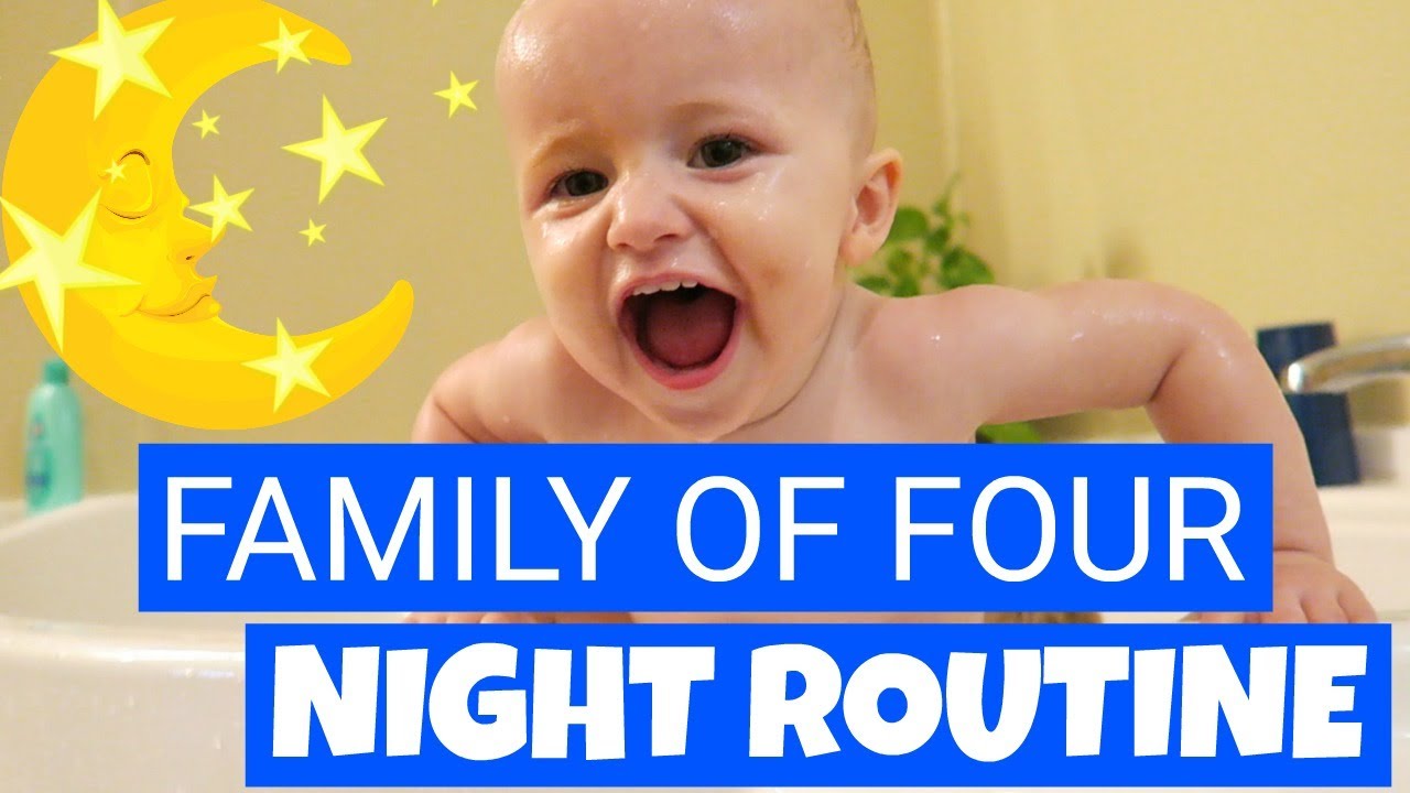 FAMILY OF FOUR NIGHT ROUTINE | FAMILY EVENING ROUTINE | SUMMER EDITION ...
