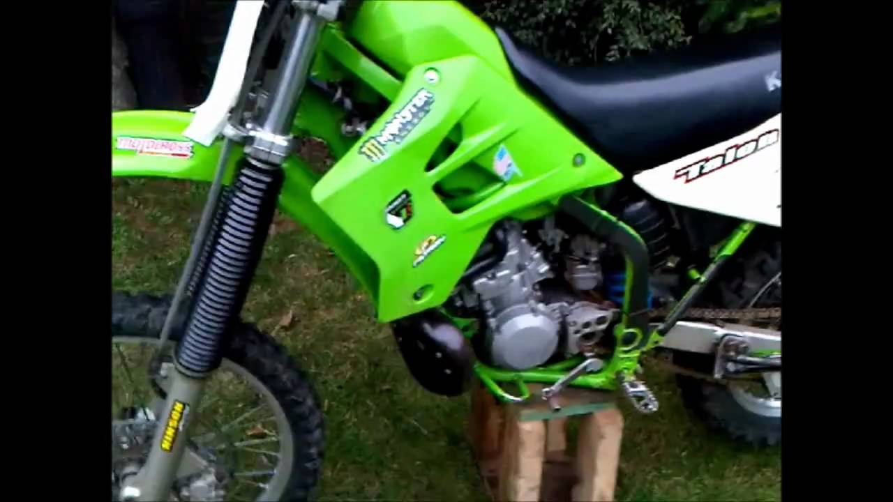 kawasaki kdx 220 - YouTube