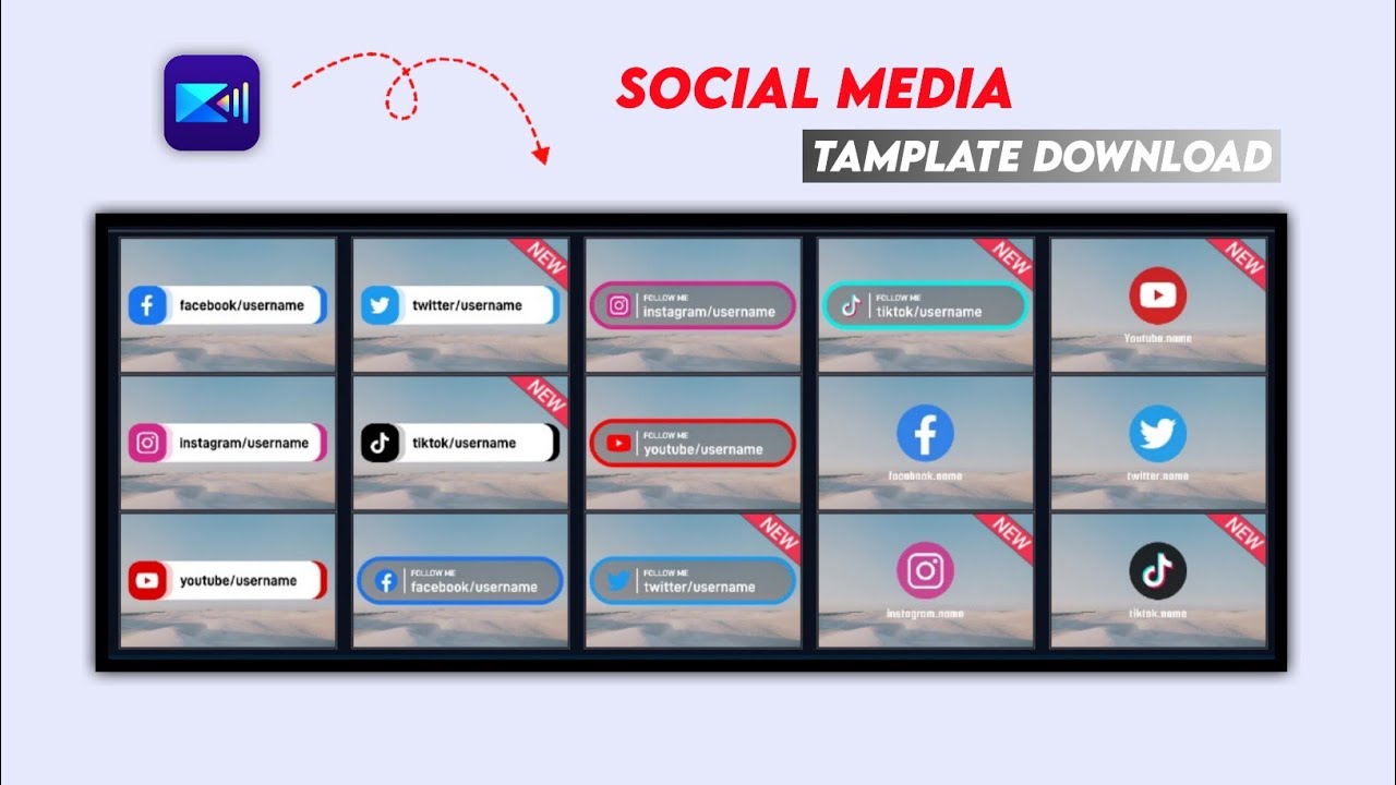 Popular Social Media Pop Up Animation Video | Powerdirector | Green ...