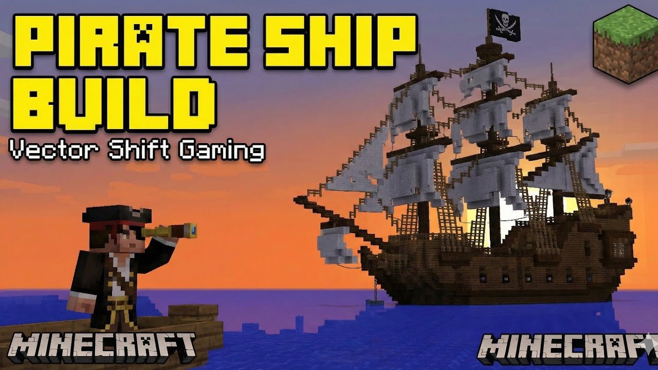 Pirates ship in Minecraft|vector shift gaming| #minecraft # ...