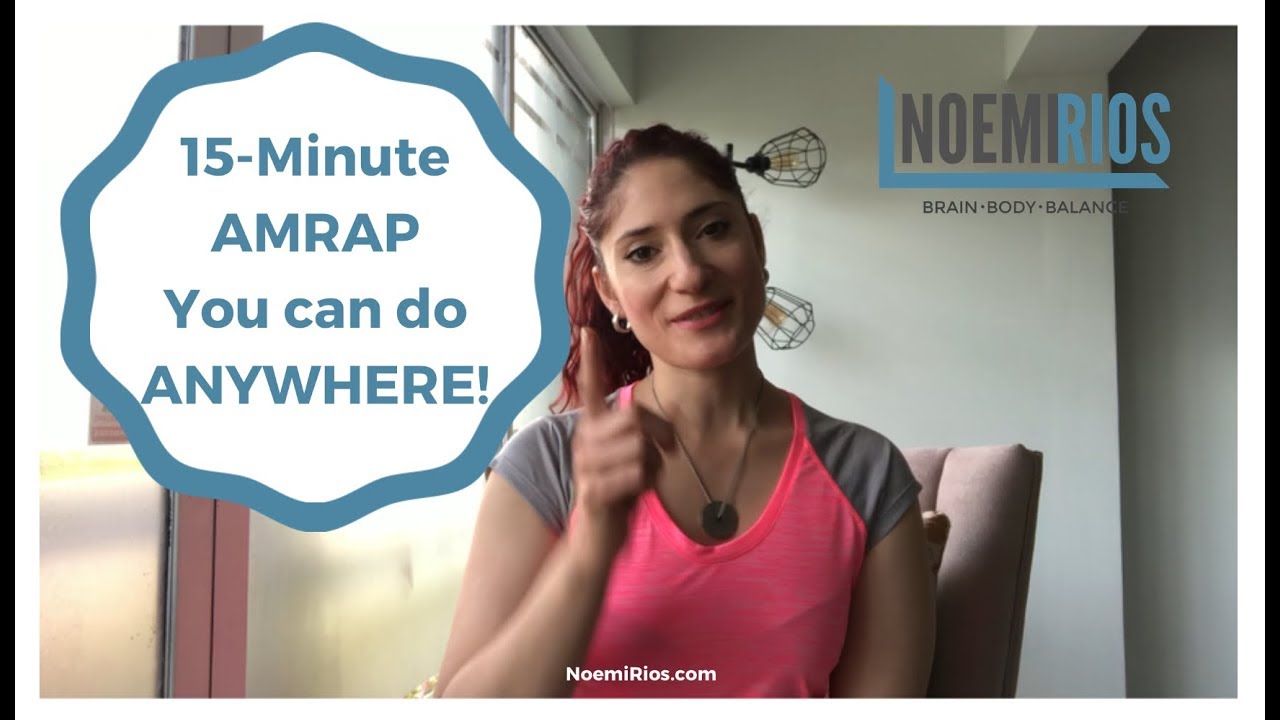 15-Minute AMRAP Workout | Bodyweight Edition - YouTube
