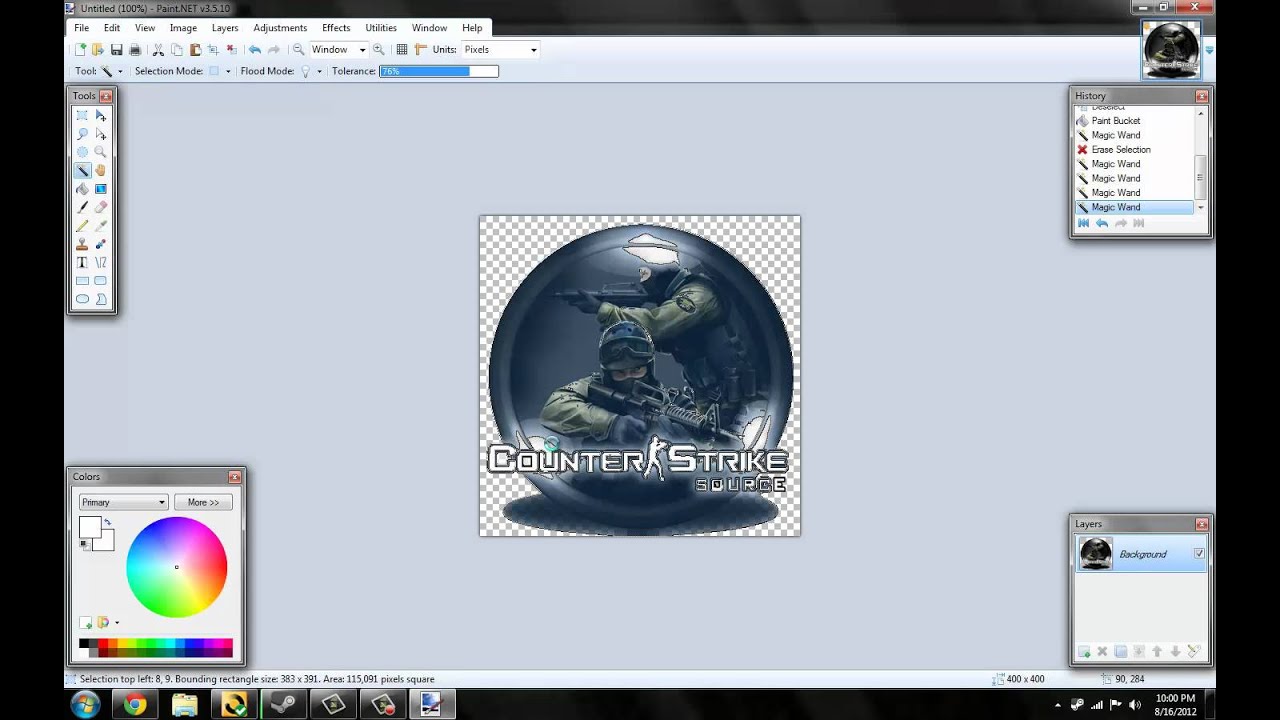 How to: Make Sprays with Transparent Backgrounds for HL2 Based Games ...
