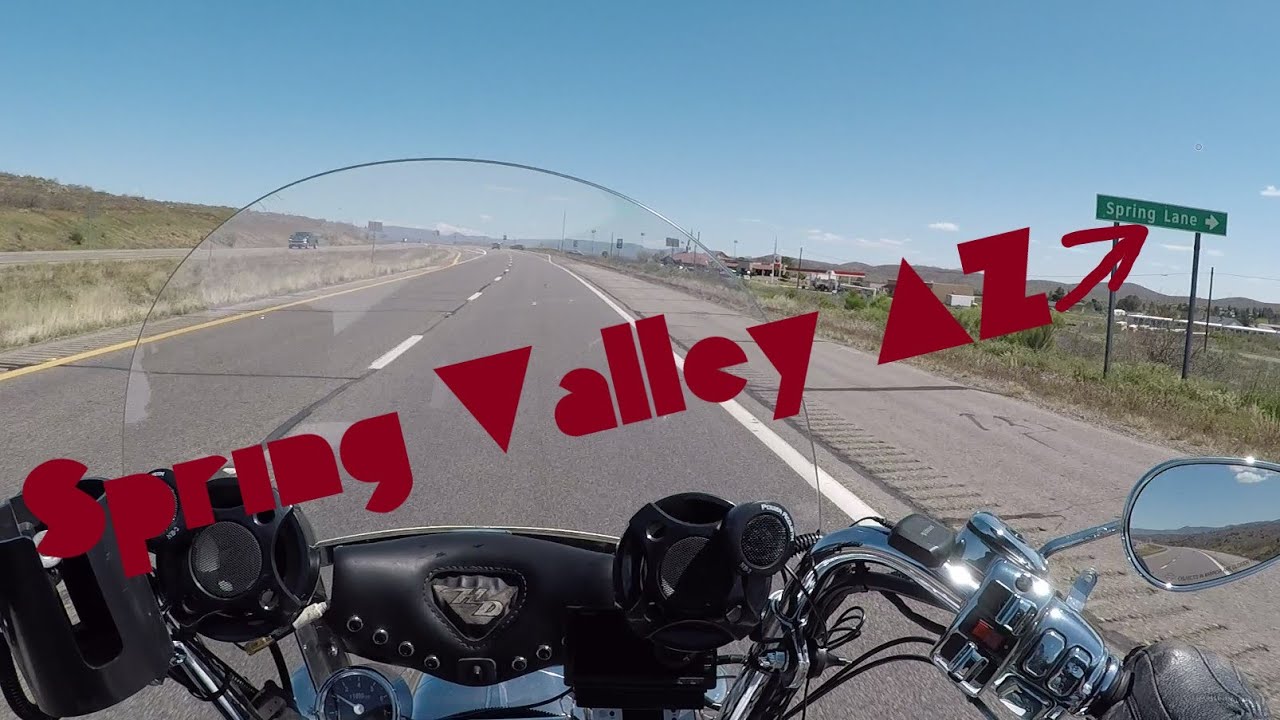 Riding Through Spring Valley Arizona - YouTube
