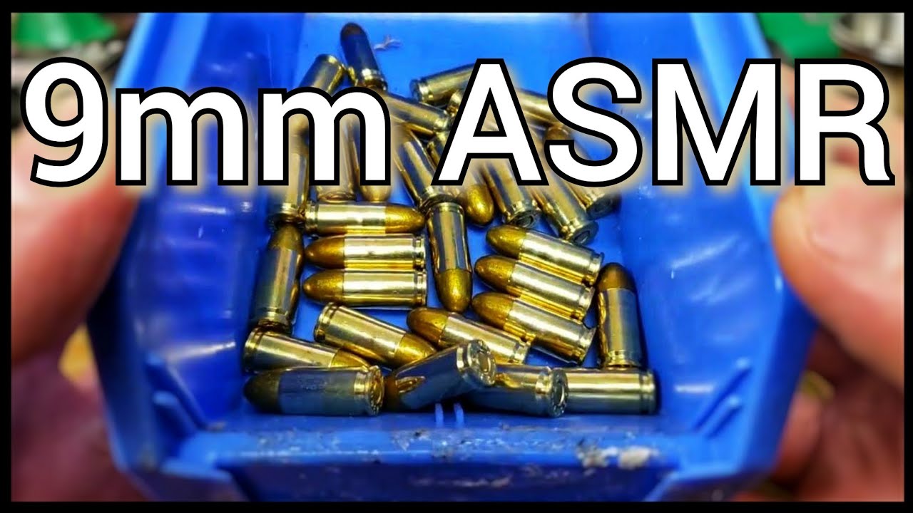 9mm Reloading Bench ASMR With Brazos Bullets On The Dillon 550c - YouTube