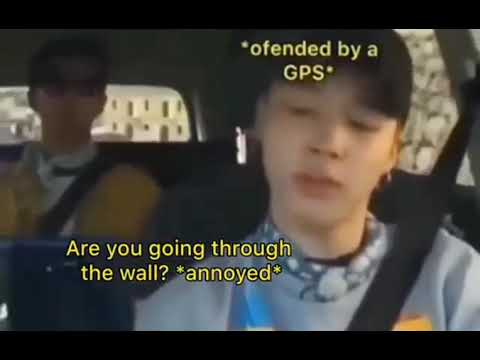 Jimin having fight with GPS🤣🤣#jimin