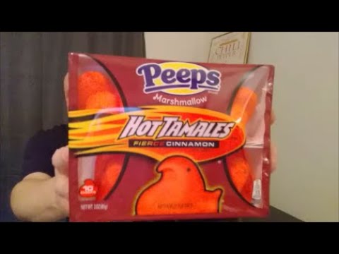 Hot Tamales Fierce Cinnamon Peeps Review - YouTube