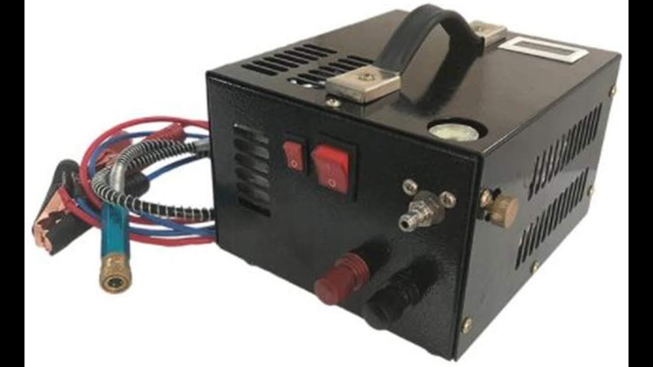 TUXING 12/115/230V Portable HPA Compressor Review - YouTube