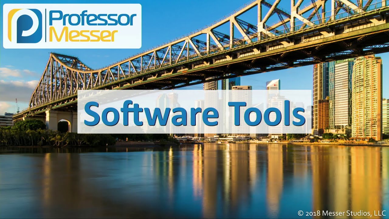 Software Tools - CompTIA Network+ N10-007 - 5.2 - YouTube