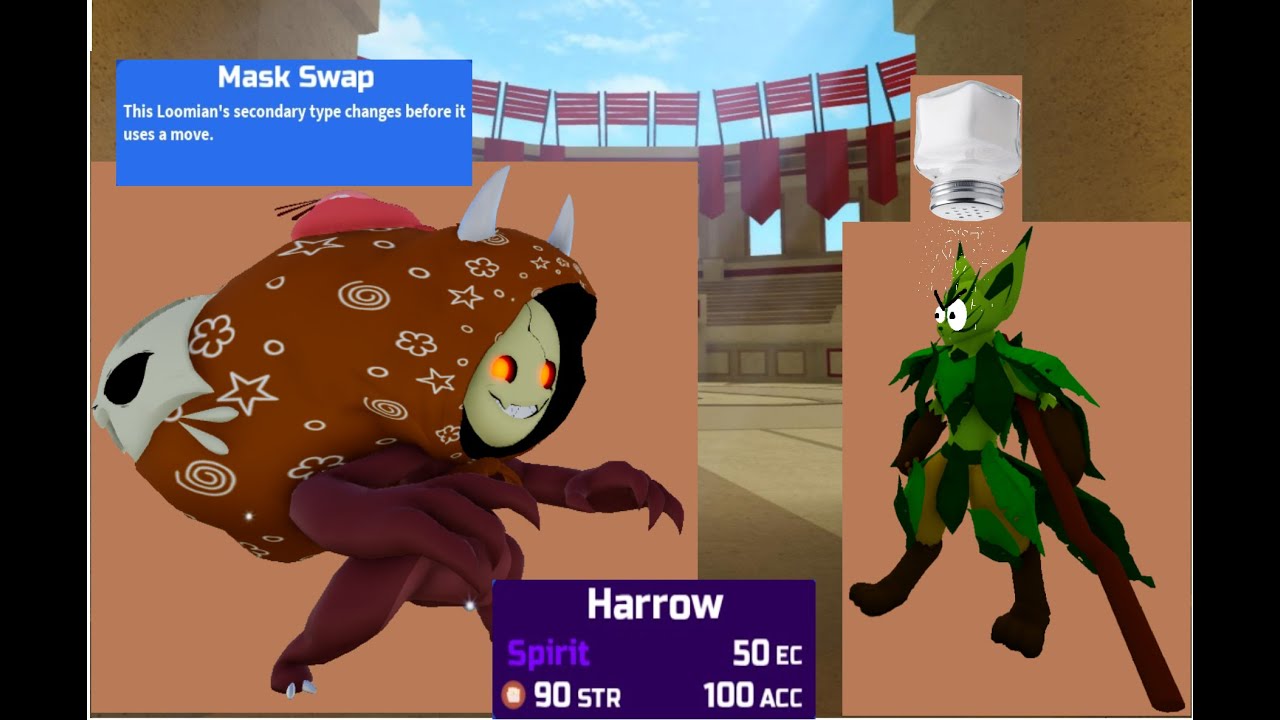 EPIC MIMASK SWEEP~★ Mask Swap HARROW Gleaming Mimask Troll Moveset ...
