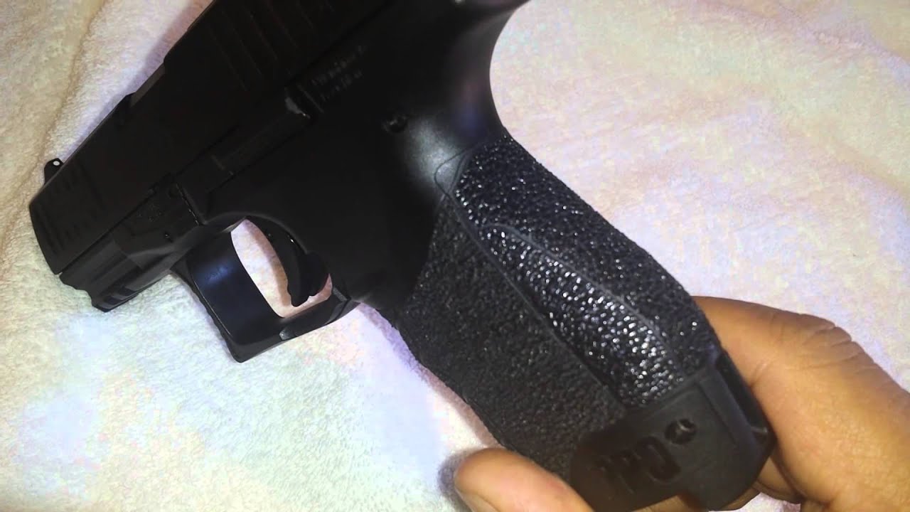 Walther PPQ Grip Stippled with Pics at End. Opinions? - YouTube