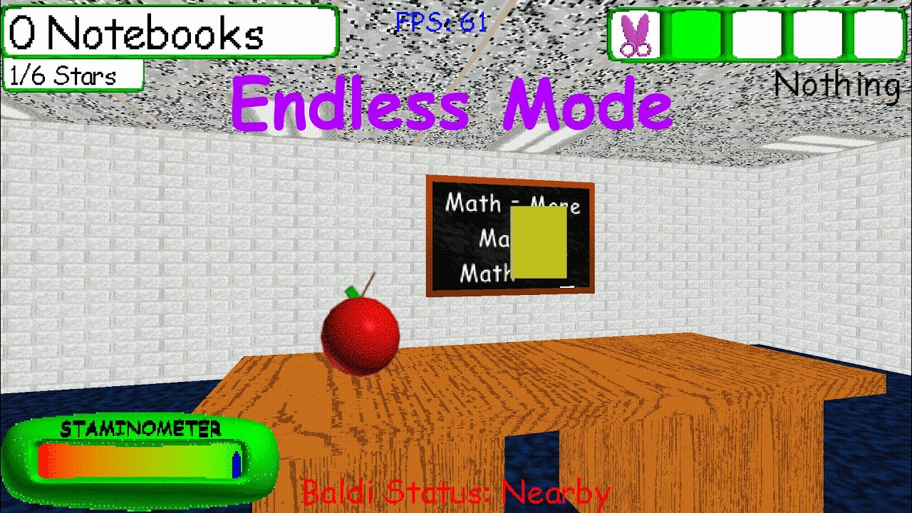 Baldi's Basics Modded - Baldi's Brand New Game Remastered (Endless Mode ...
