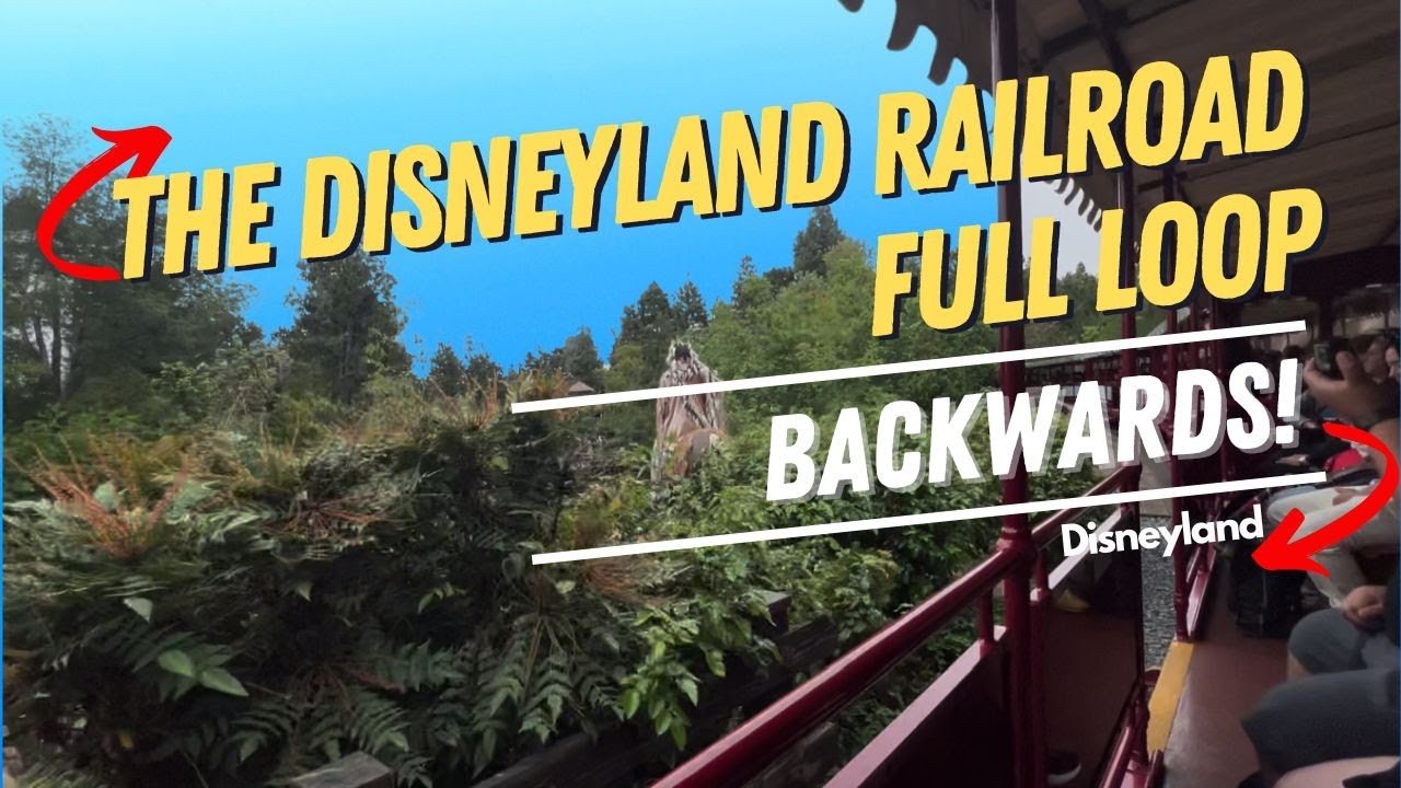 Disneyland Railroad – Full Loop BACKWARDS POV! - YouTube