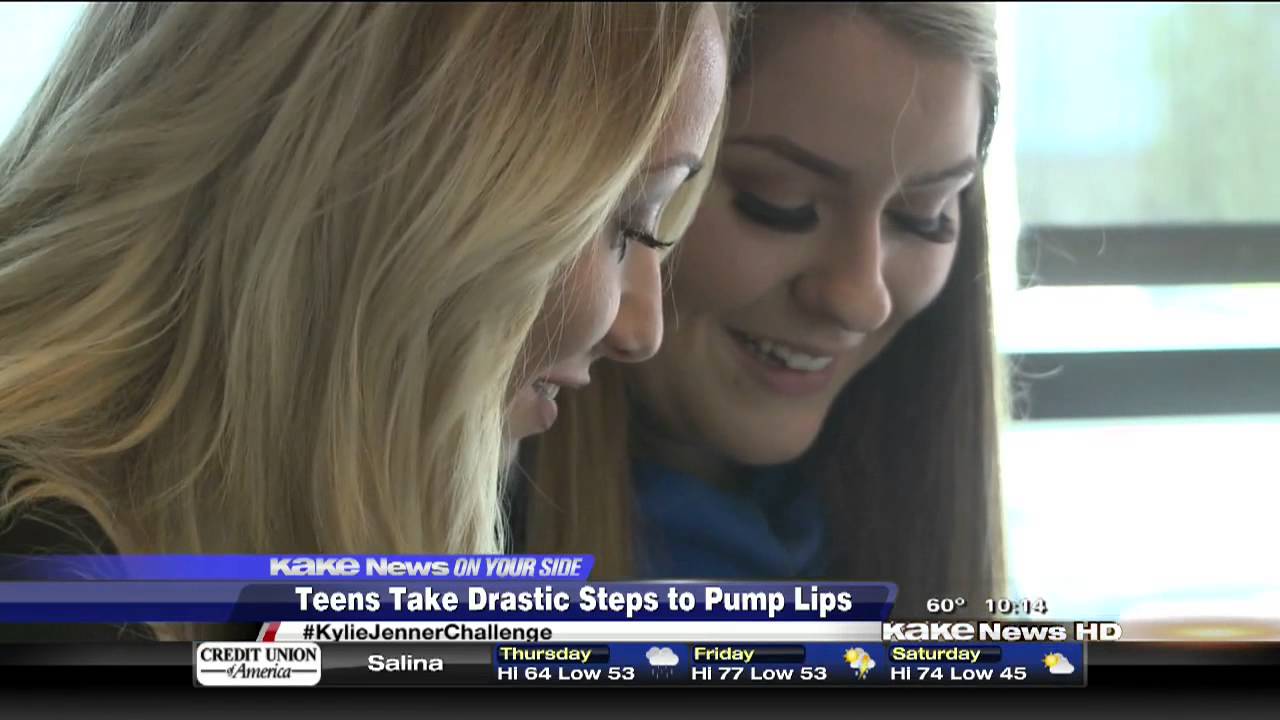 Kan. teens try dangerous lip-plumping trend - YouTube