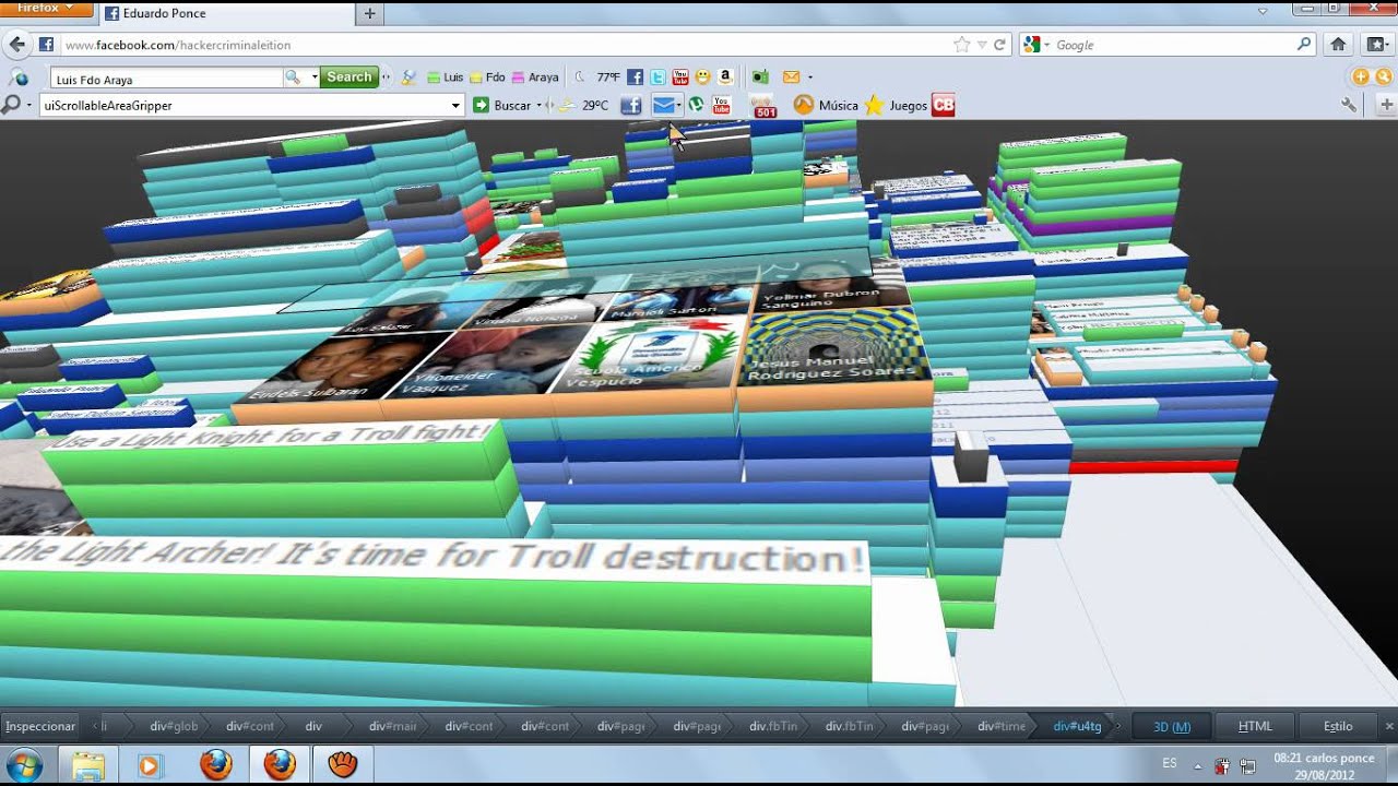 efecto 3d en firefox - YouTube