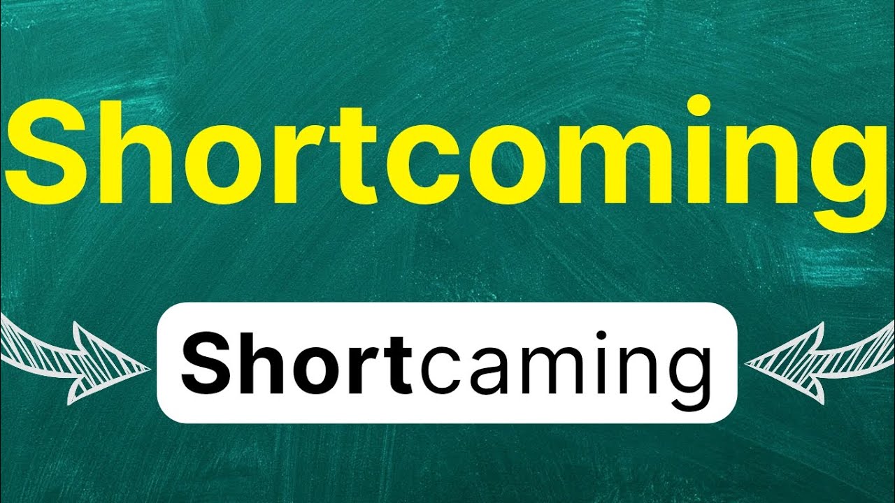 Cómo pronunciar: 'Shortcoming' Defecto Limitación Imperfección en ...