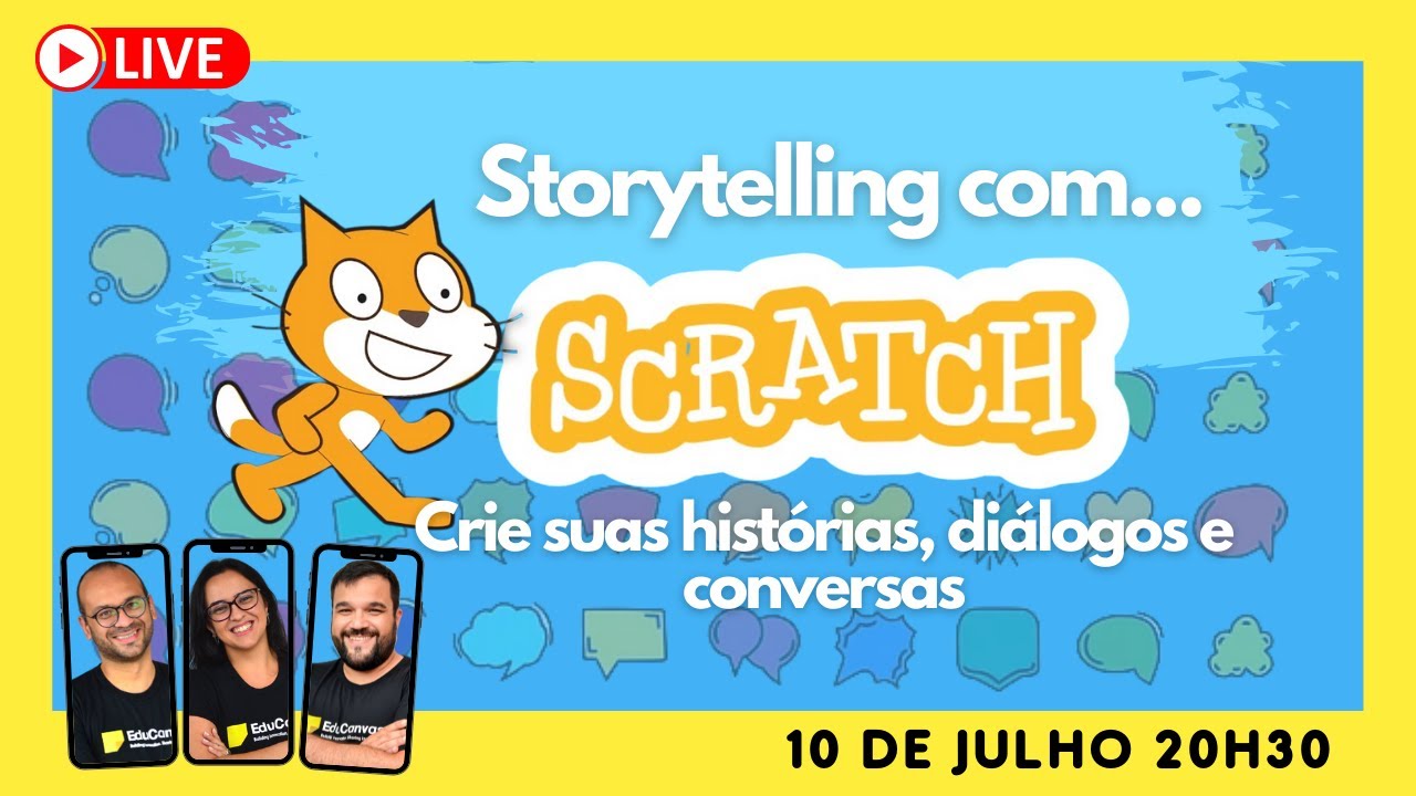 Storytelling com Scratch | Crie suas histórias, diálogos e conversas ...