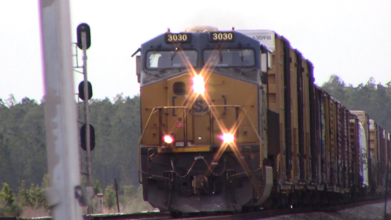 Sharp 1L! CSX 3030 leads M221-20 at Haywood, GA 2/20/23 - YouTube