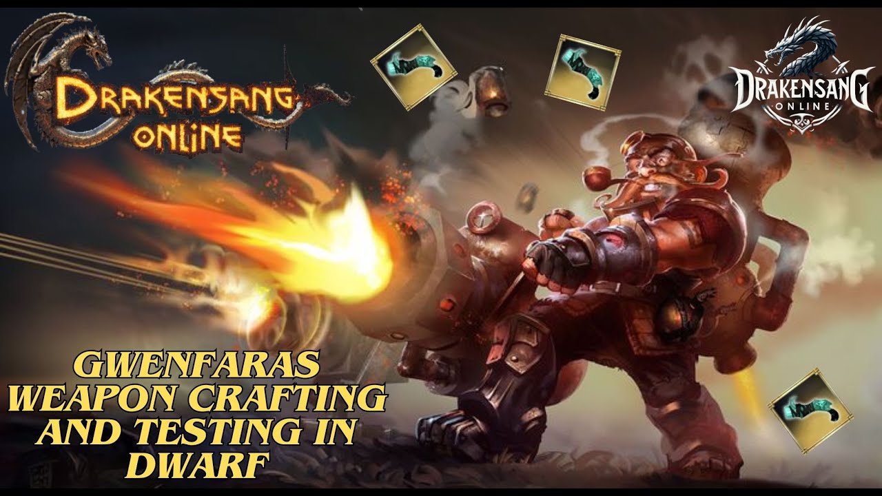 Drakensang Online - Gwenfaras Weapon Crafting & Testing in Dwarf ...