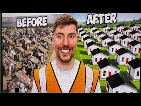 i built 100 house and gave them away - YouTube