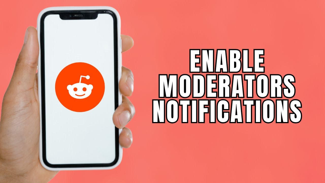 HOW TO ENABLE MODERATORS NOTIFICATIONS ON REDDIT - YouTube