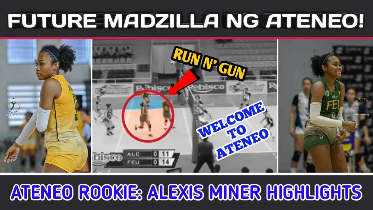 Ateneo Lady Eagles Rookie S83: Alexis Miner Highlights (Middle Blocker ...